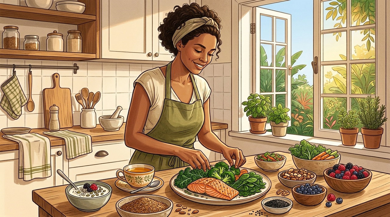 Saúde hormonal feminina: 7 alimentos que fortalecem o equilíbrio do ...